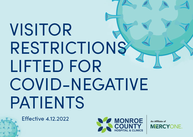 Monroe County Hospital & Clinics Visitor Restrictions Lifted for COVID ...